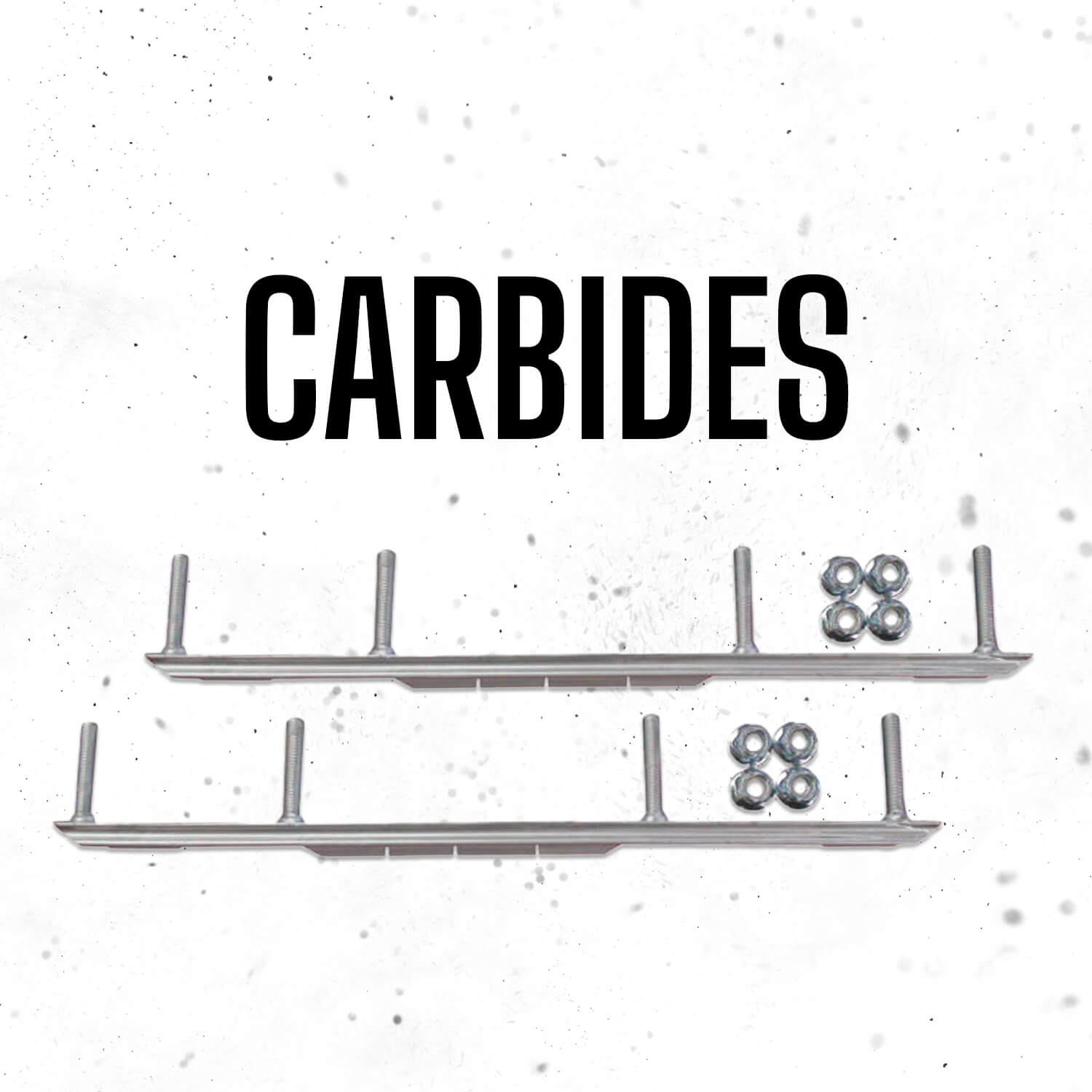 Carbides for C&A Pro Snowmobile Skis
